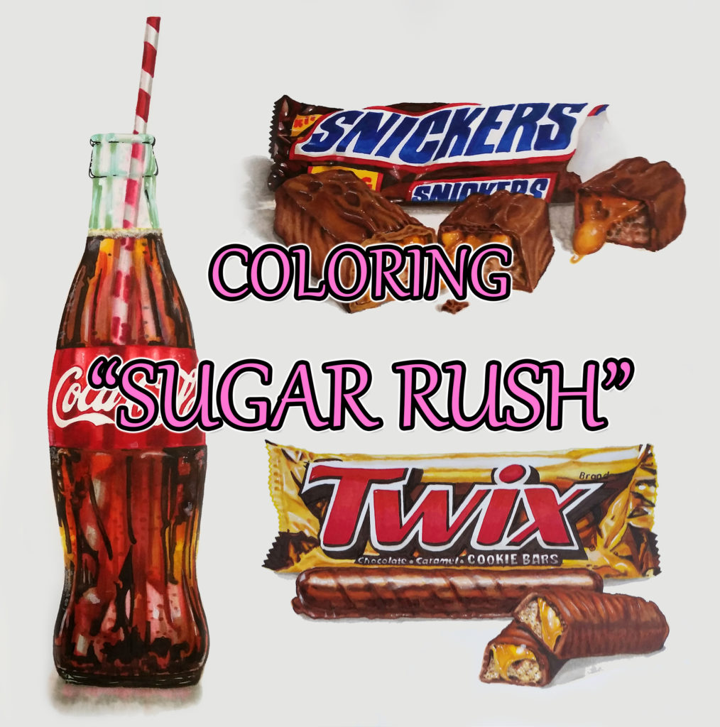 Coloring Sugar Rush | Copic Marker Tutorials