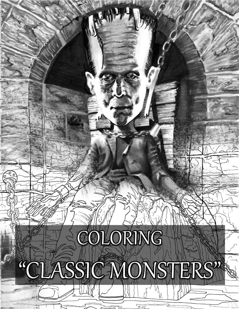 coloring-classic-monsters | Copic Marker Tutorials