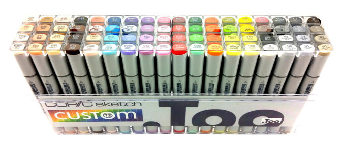 Giveaway: Custom 72 Piece Set of Copic Sketch Markers!