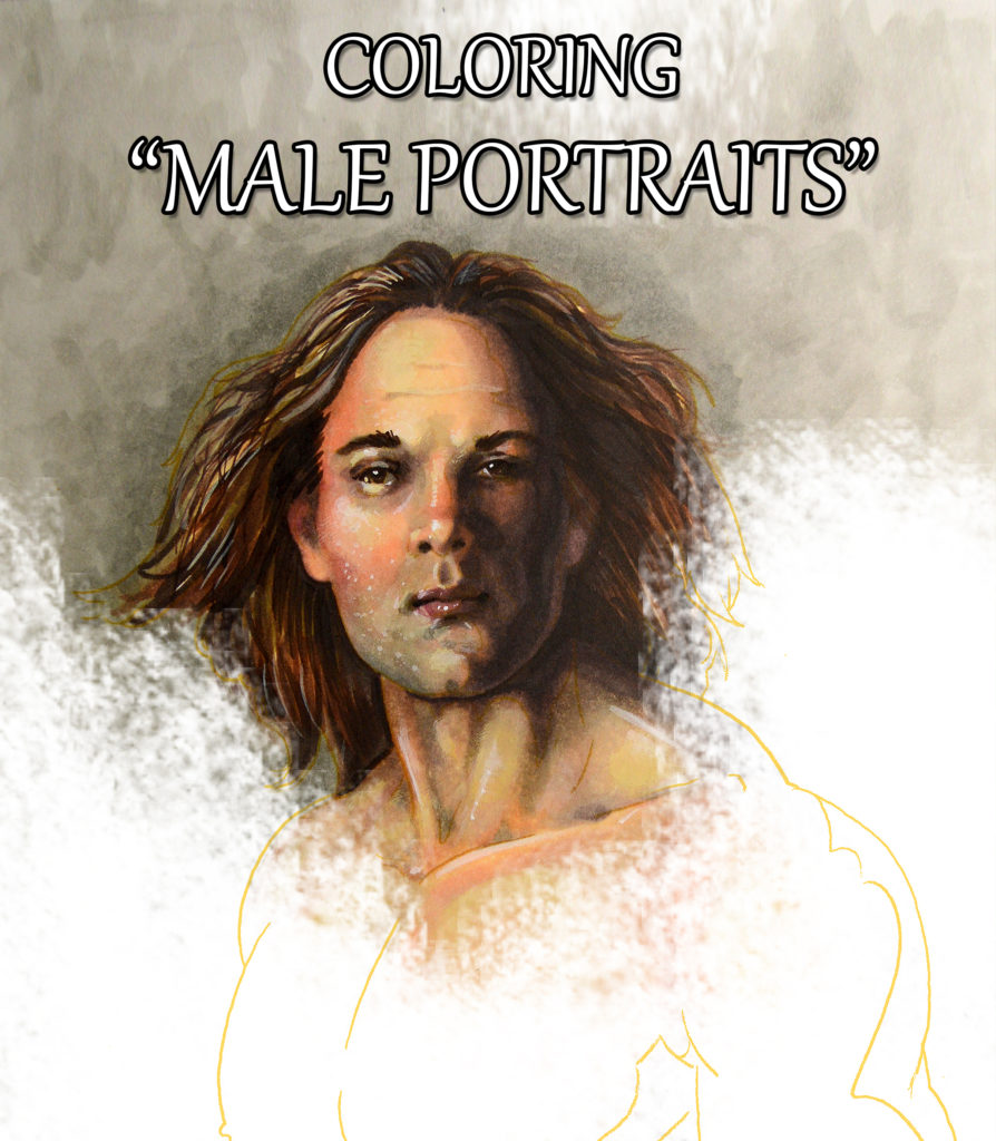 Coloring male portraits | Copic Marker Tutorials
