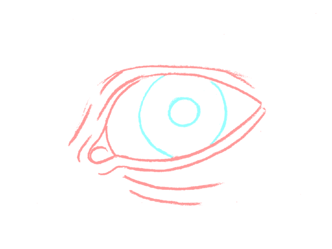 human eye line drawing | Copic Marker Tutorials